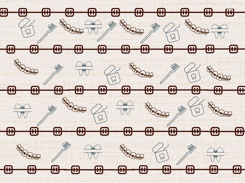 Kids Braces Care Package Label, Instant Download Printable Box Flap ...