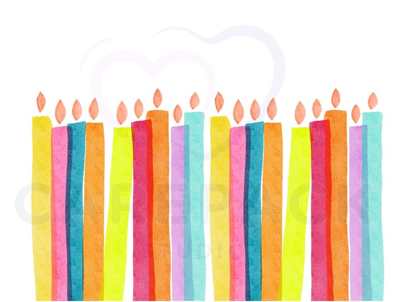 Birthday Care Package Printable Box Flap Label Instant Download ...