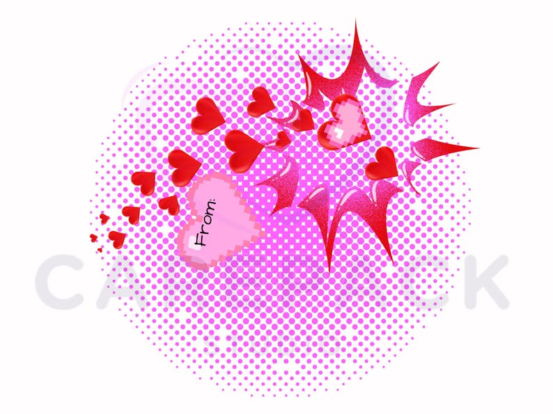 Surprise Care Package Valentines Day Label, College Student, Military ...