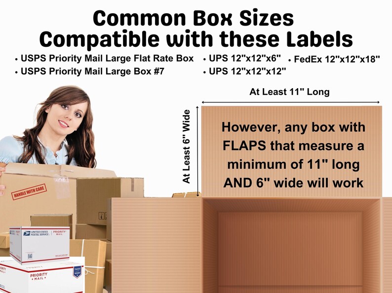 Hydrate Eat Treat Care Package Box Labels, Recovery & Comfort Kit Box ...