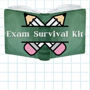 College Exam Survival Kit Labels Instant Download, Printable Decoration ...