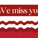 We Miss You Al- RED -y Decorated Box Flaps Care Package, Instant ...