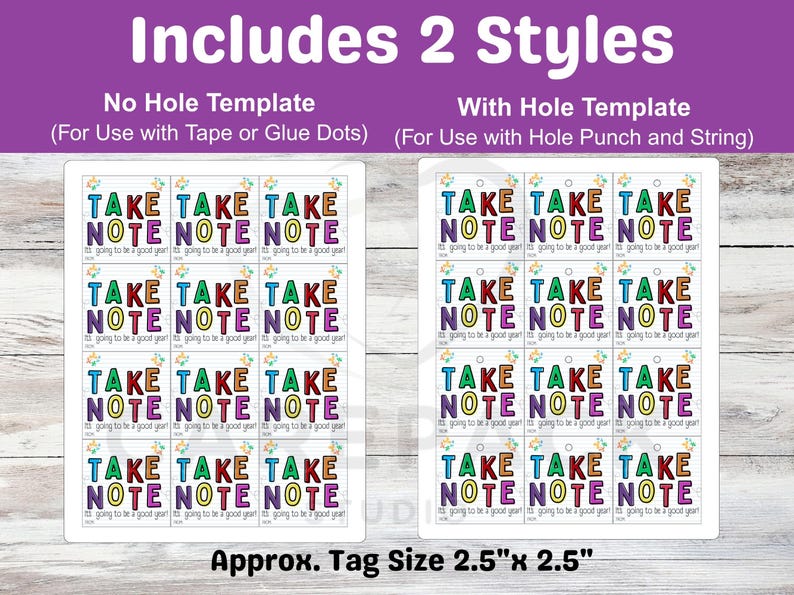 Printable Sticky Note Gift Tag, Teacher Appreciation Week Gift Tag Idea ...