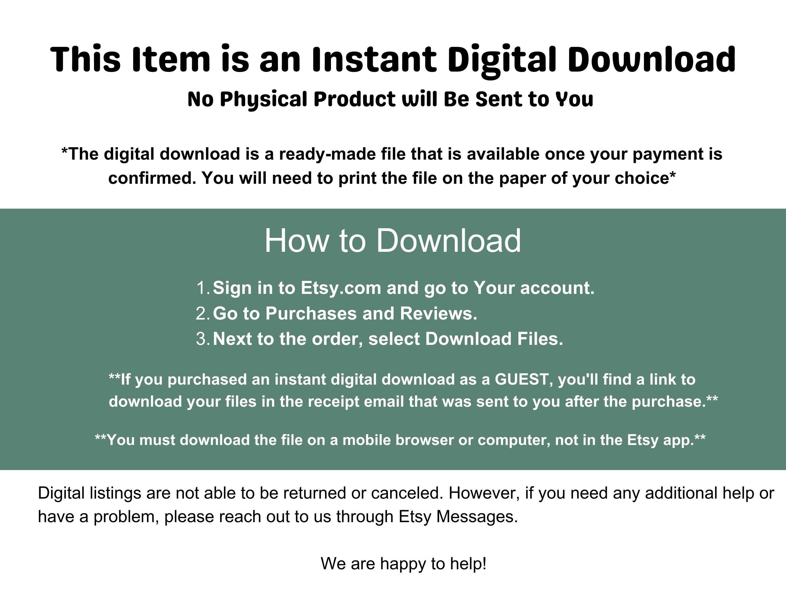 GCSE Exams Survival Kit Care Package Label, Instant Download Printable ...