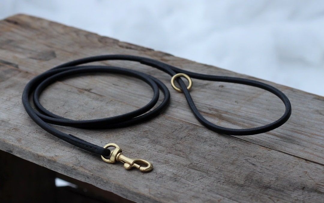 Round Leather Dog Leash 5mm - for Small and Miniature Dogs - Etsy