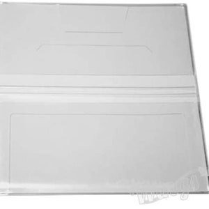 5 Clear DIY Checkbook Covers Vinyl Check Covers Embroidery Stamping ...