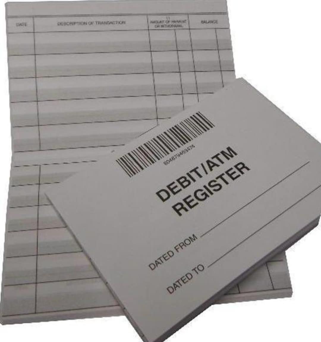 100 Debit Card Registers-now With 32 Pages-balance Column Mini Check ...