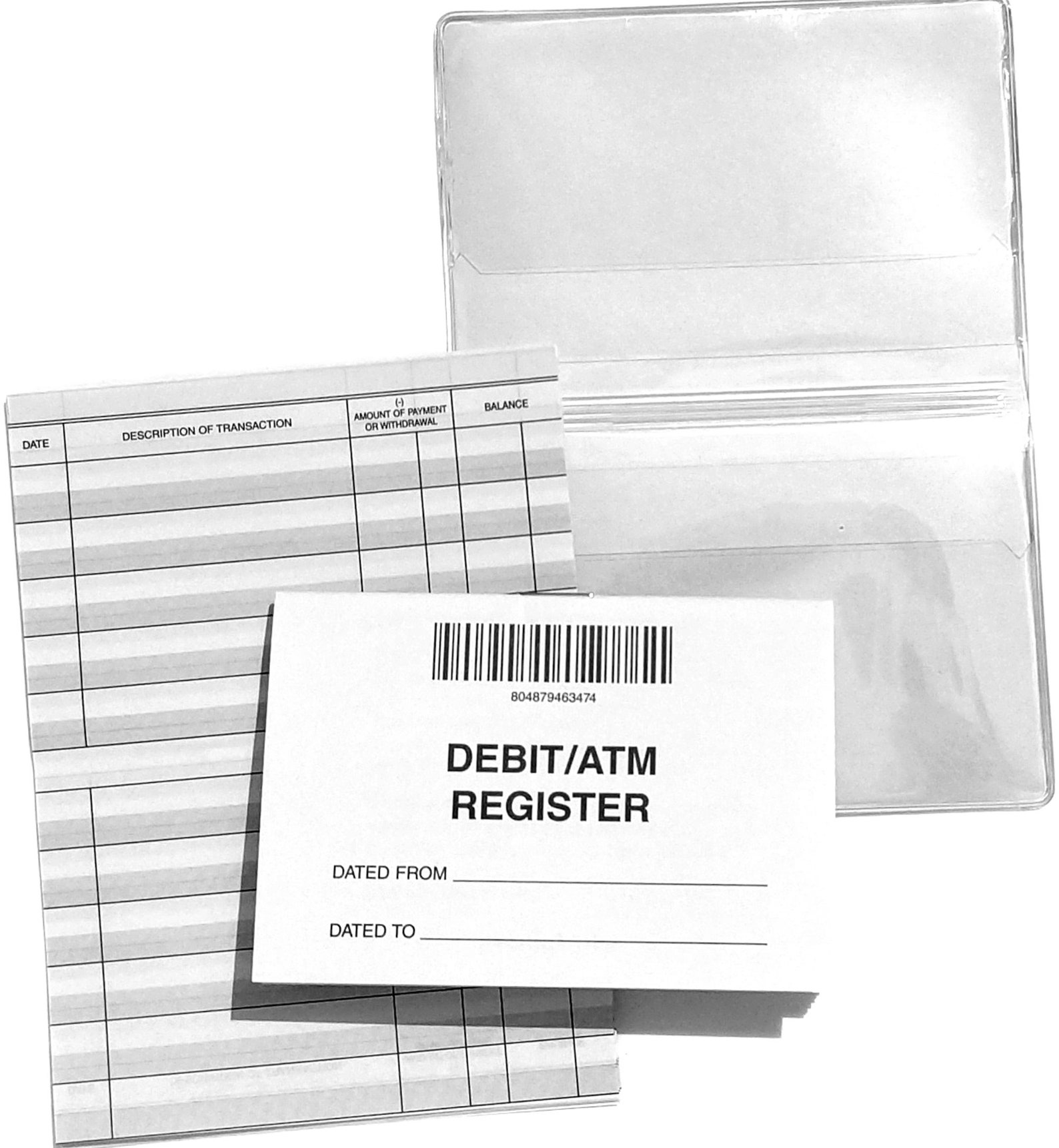 10 Debit Card Registers-now With 32 Pages-balance Column Mini Check ...