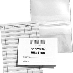 10 Debit Card Registers-now With 32 Pages-balance Column Mini Check ...