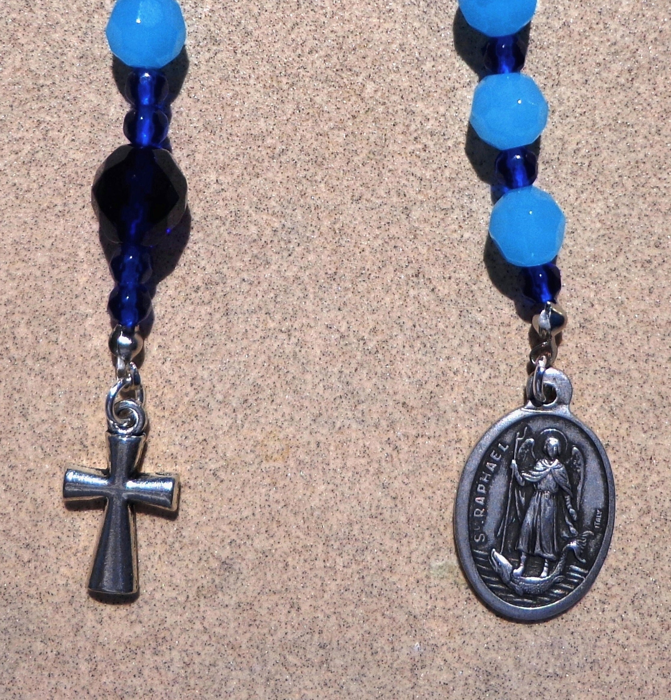 Rosary Archangel Raphael and Saint Christopher Patron - Etsy
