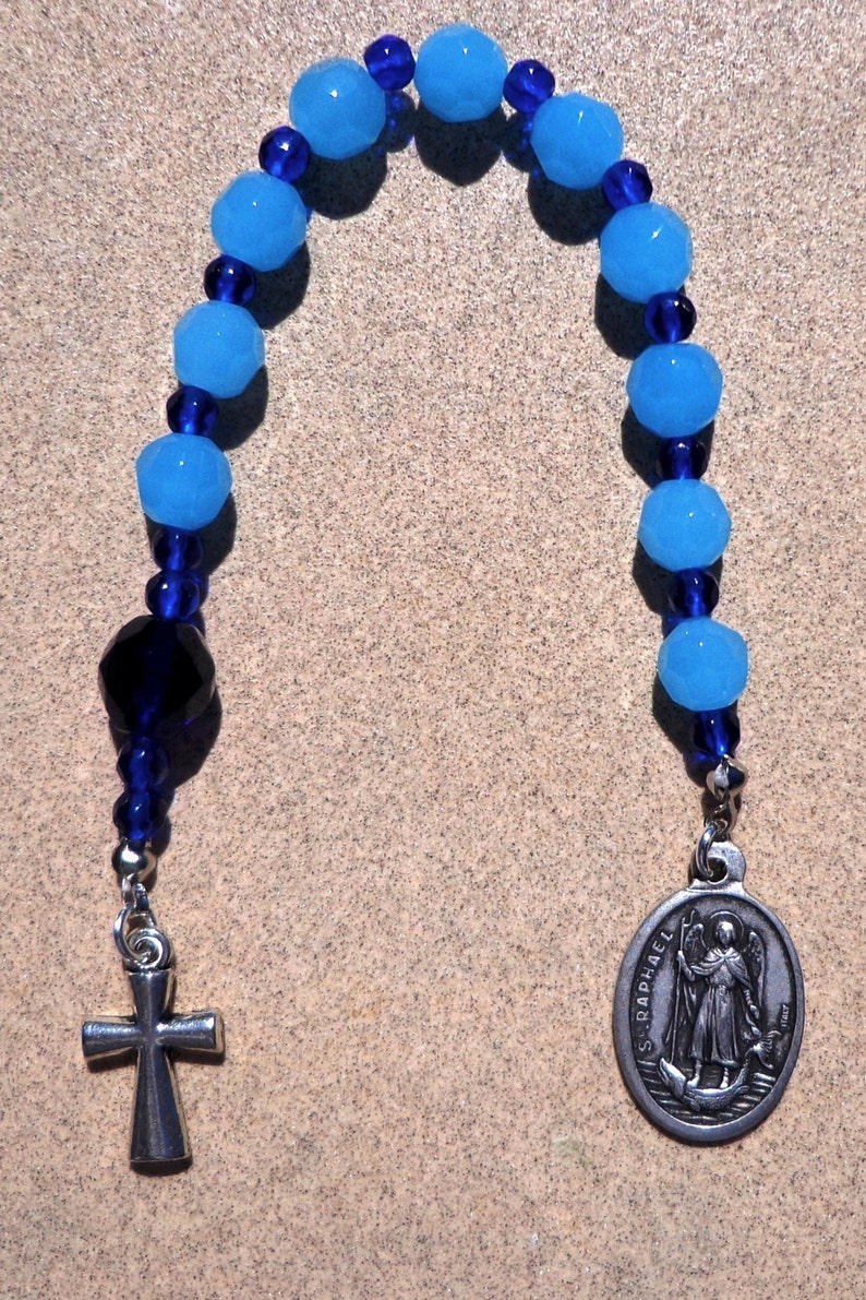 Rosary Archangel Raphael and Saint Christopher Patron - Etsy