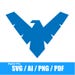 NIGHTWING Bird Symbol/logo/decal/stickers File (svg, Png, Ai, Pdf) - Etsy
