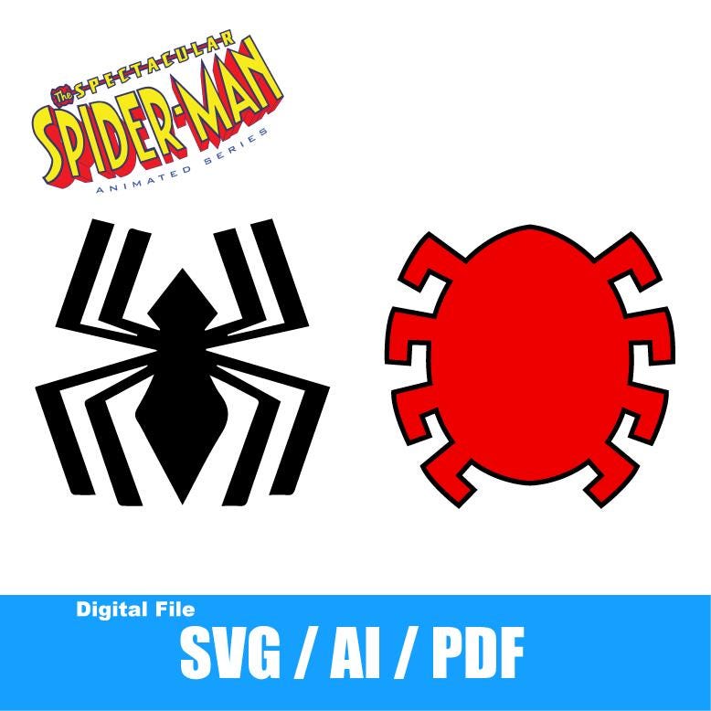 SPECTACULAR SPIDER-MAN Logo/decal/stickers File (svg, Png, Ai, Pdf) - Etsy