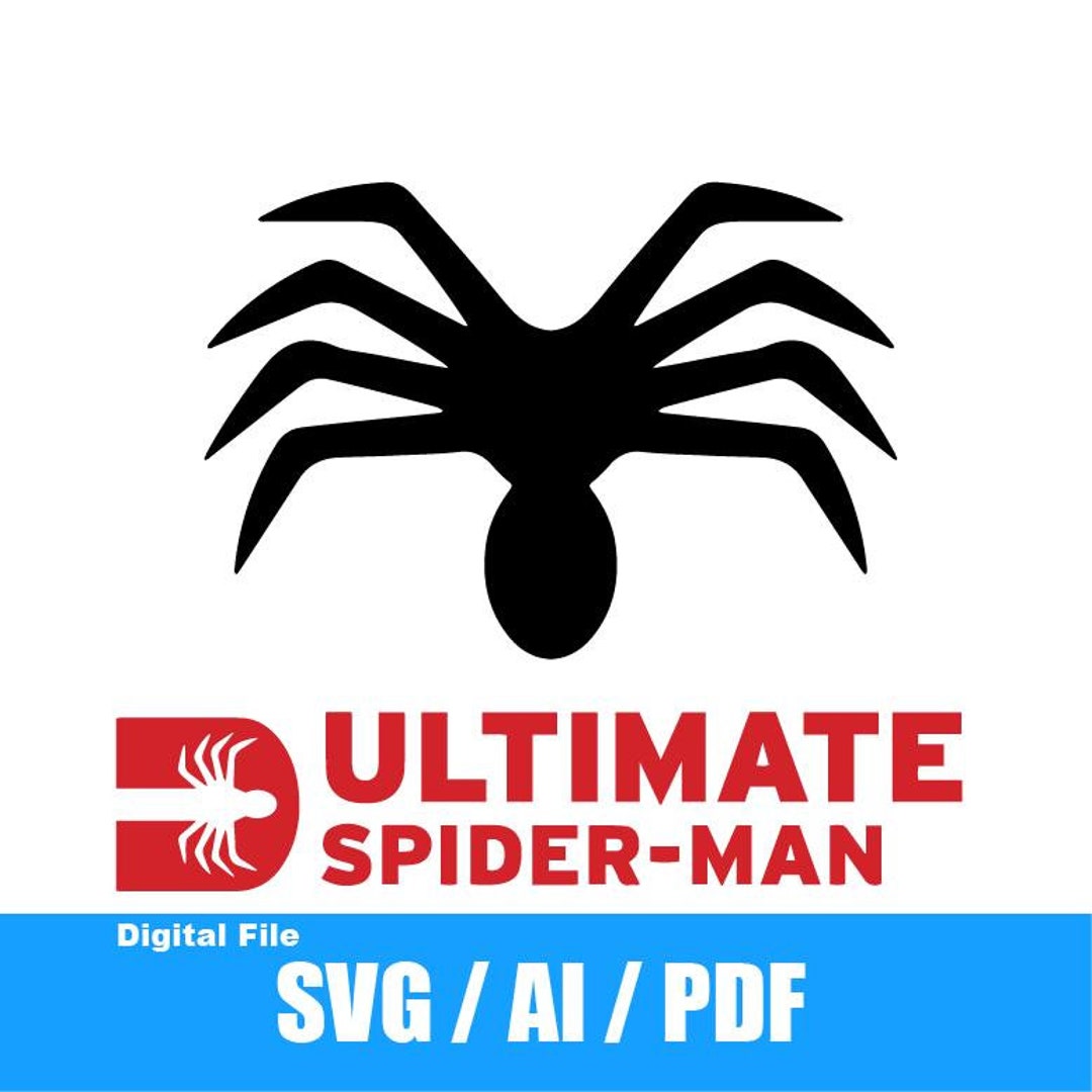 ULTIMATE SPIDER-MAN (2024) Logo/decal/stickers File (svg, Png, Ai, Pdf ...