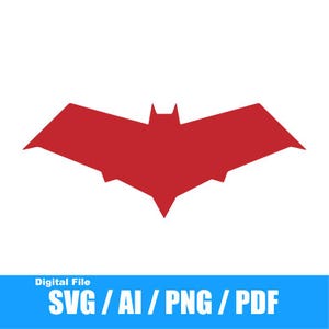 RED HOOD Jason Todd Symbol/logo/decal/stickers File (svg, Png, Ai, Pdf ...