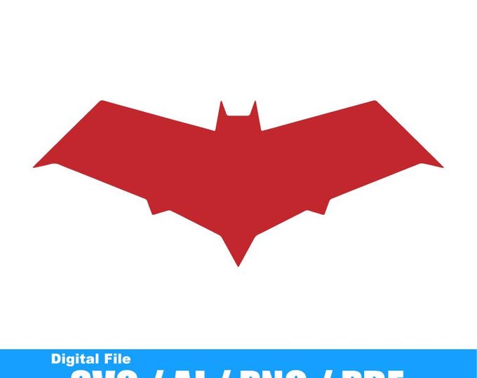 RED HOOD Jason Todd Symbol/logo/decal/stickers File (svg, Png, Ai, Pdf ...