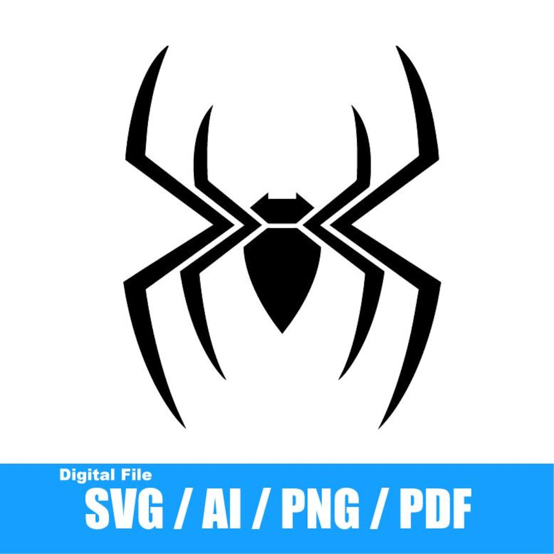 Spider-man: No Way Home Final Suit Logo/decal/stickers File (svg, Png ...