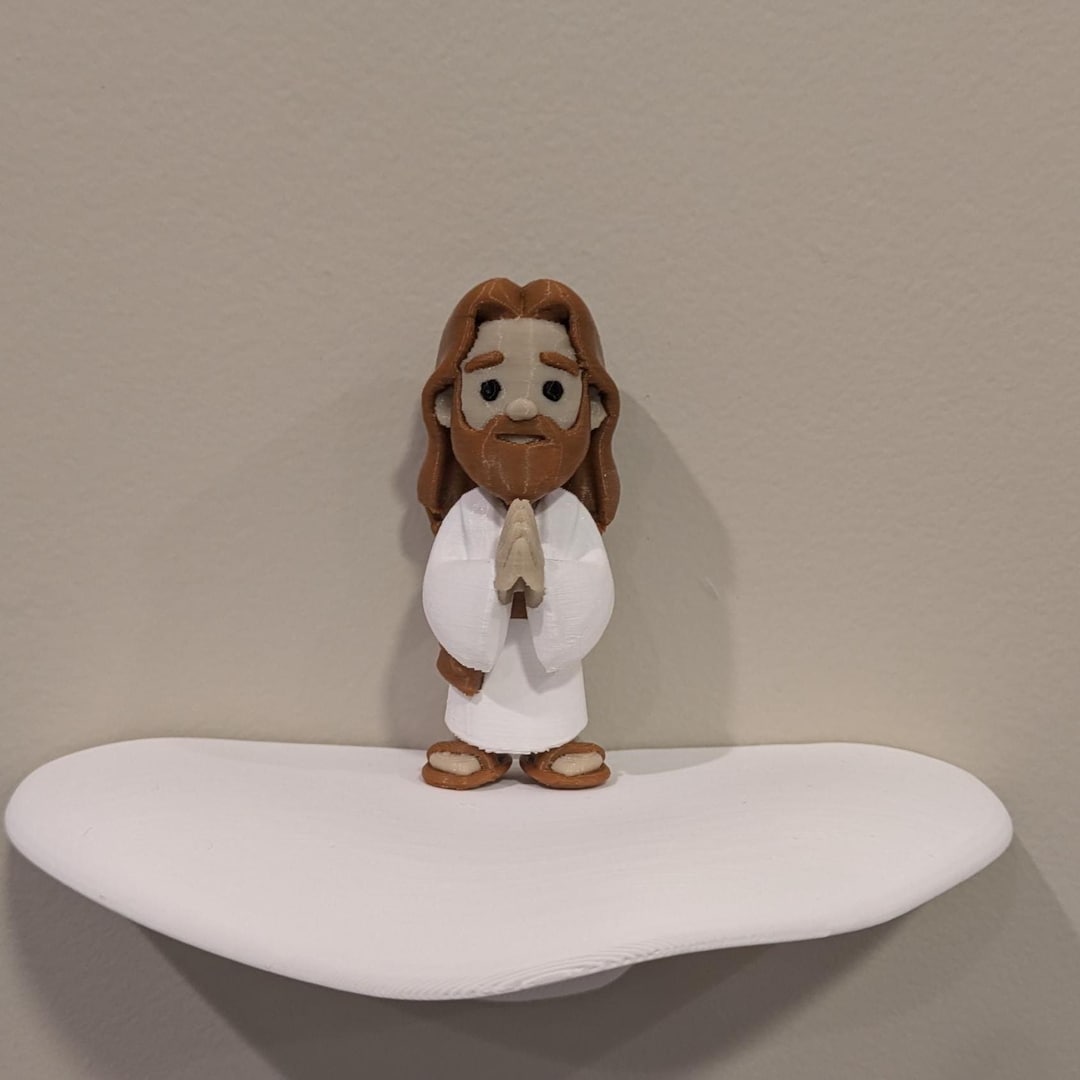 3d-printed Miniature Jesus Figurine – A Modern Symbol of Faith- Pocket ...