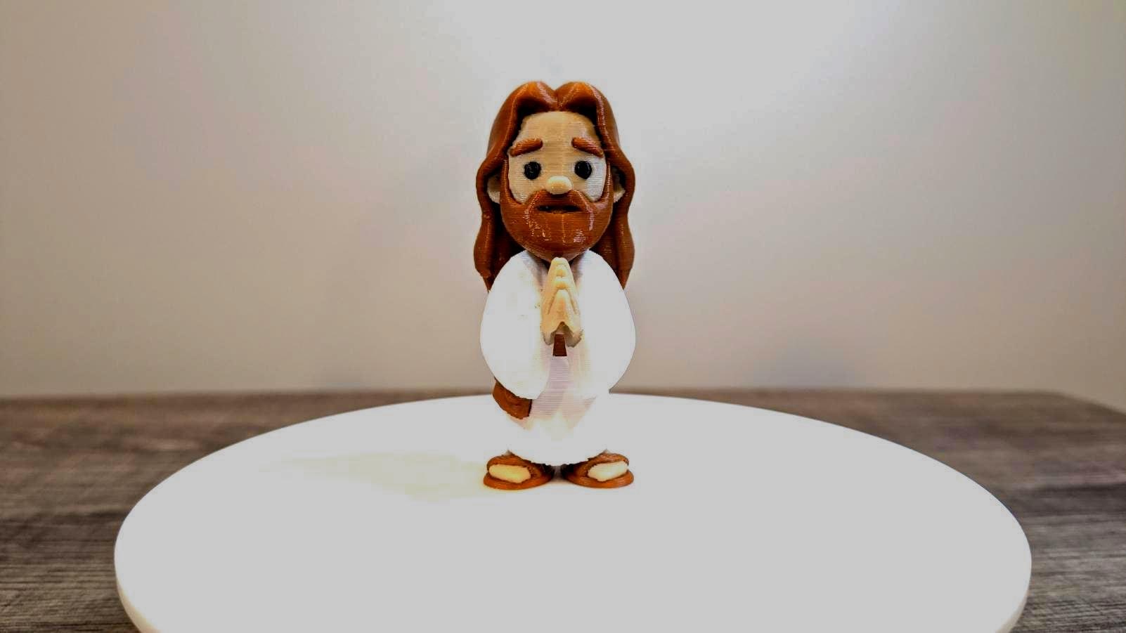 3d-printed Miniature Jesus Figurine – A Modern Symbol of Faith- Pocket ...