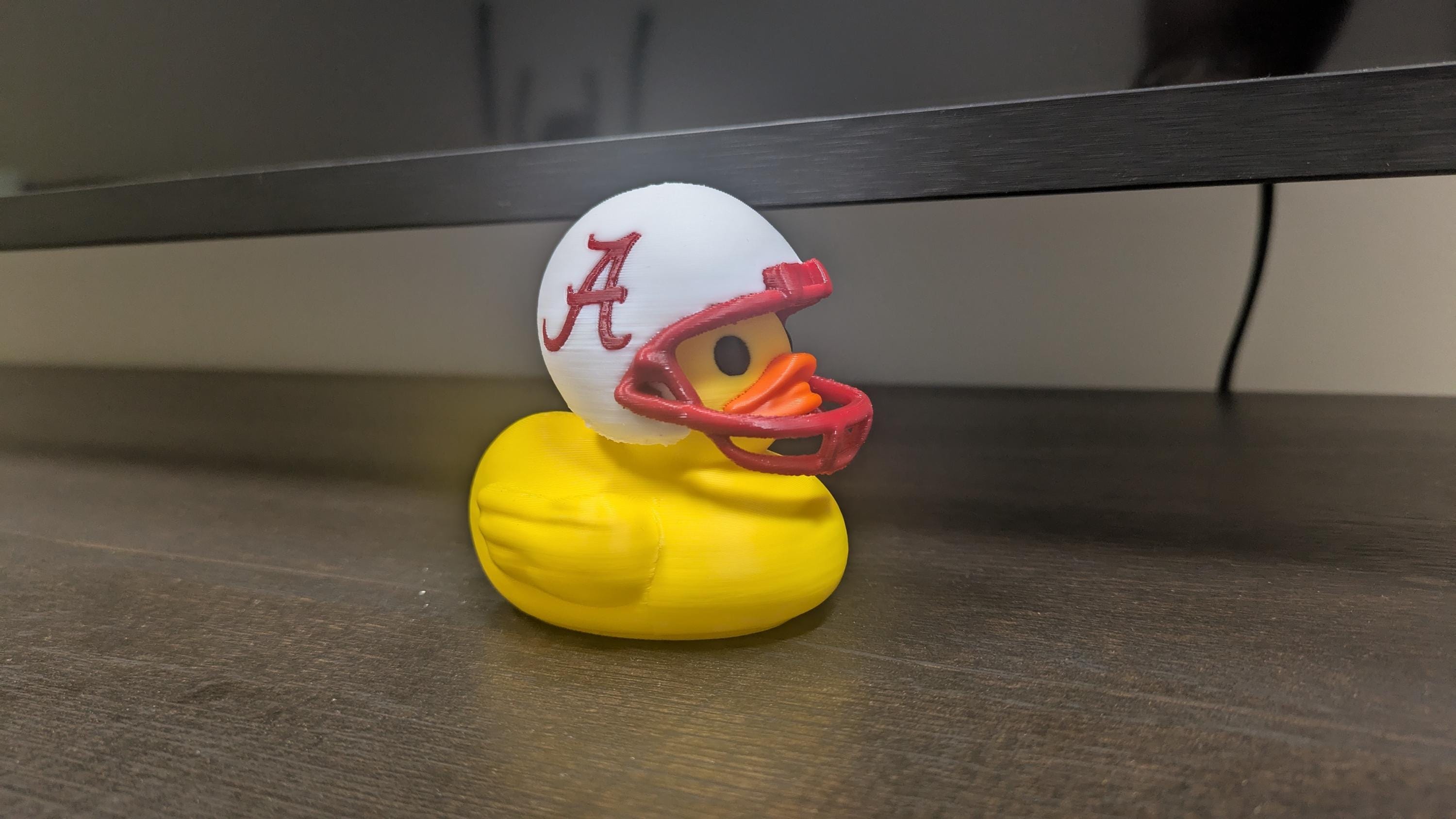 Alabama Themed Football Duck – 3D Printed Dash Buddy 3 in Tall - Etsy