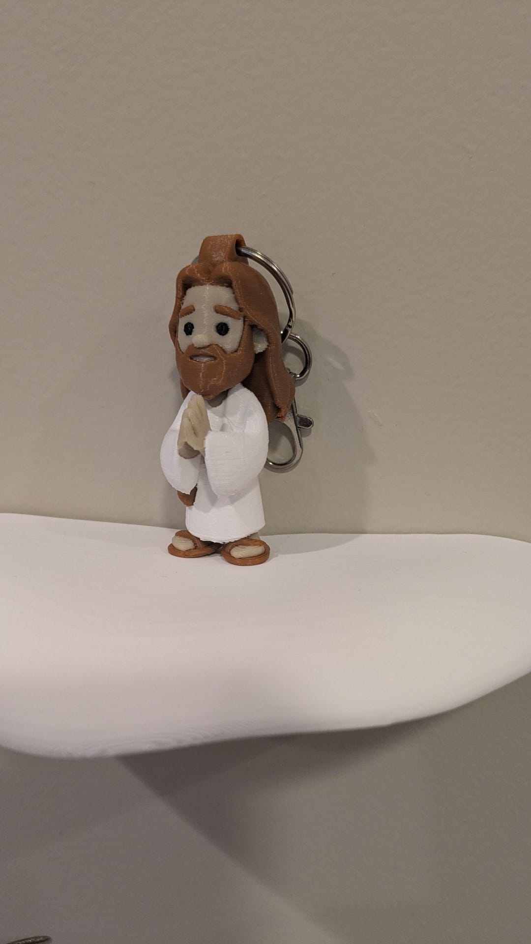 3d-printed Miniature Jesus Keychain - Etsy