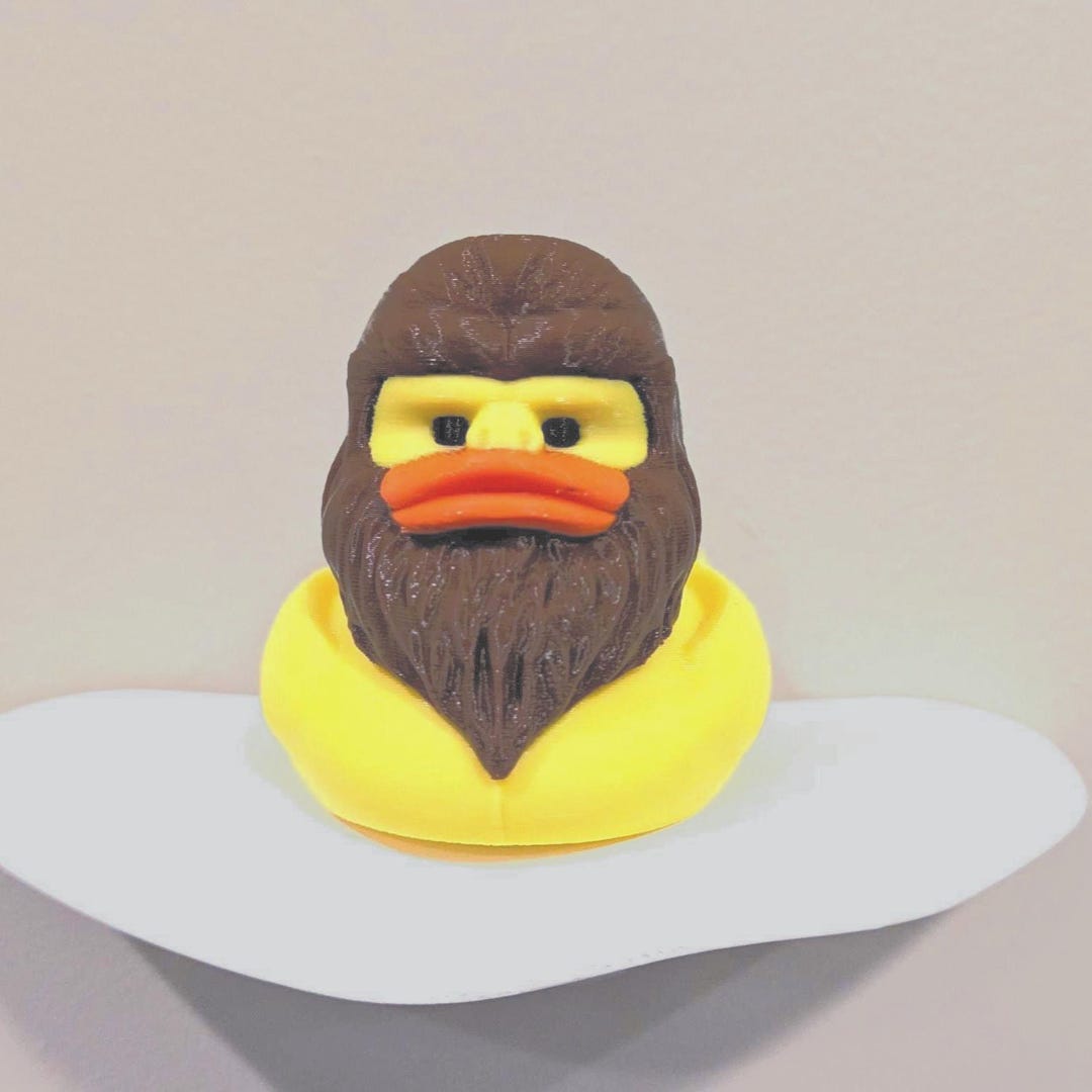 Bigfoot Duck - Fun 3D Printed Sasquatch for Jeep Owners, Off-road ...