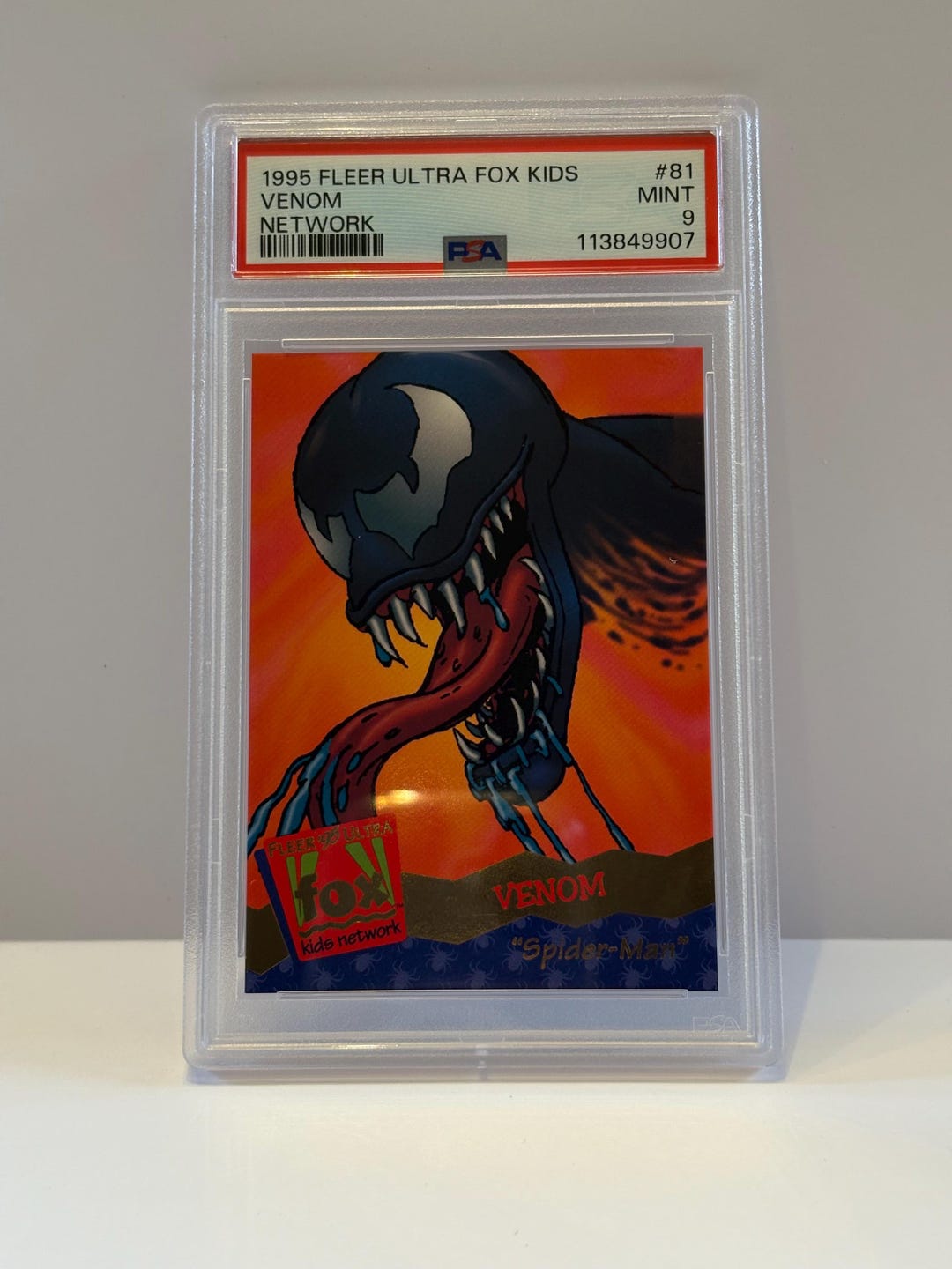 1995 Fleer Ultra FOX Kids Network Card #81 VENOM PSA 9 Low Pop - Etsy