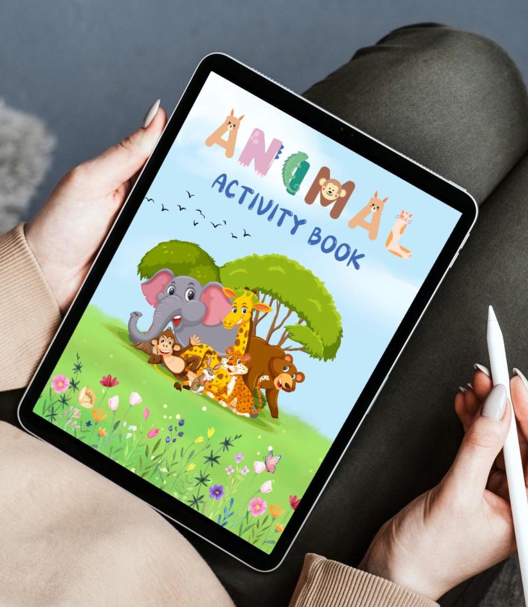 Printable Animal Activity Book for Kids 35 Pages | Fun Coloring Pages ...