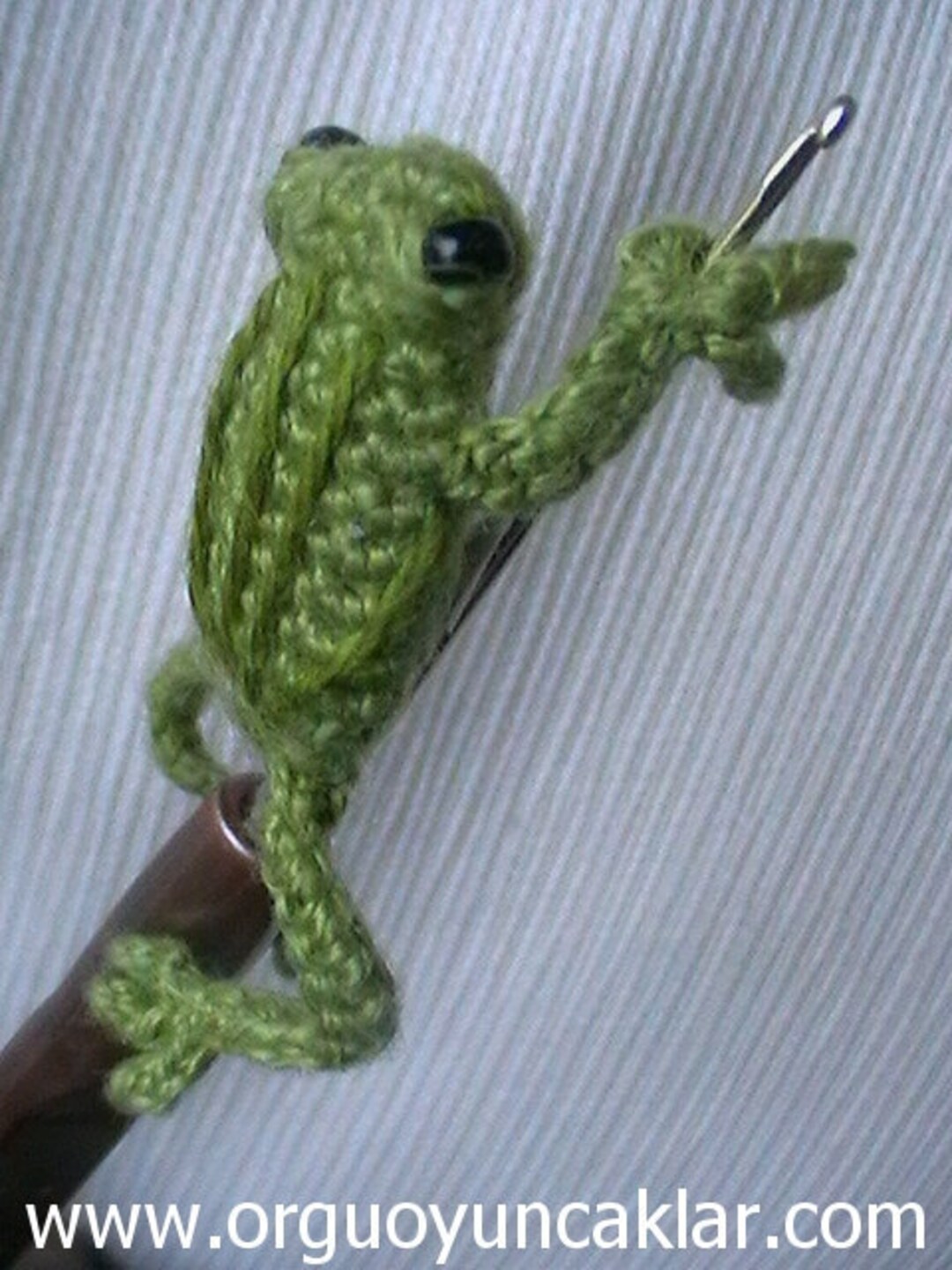 Amigurumi 0.8 Inc Miniature "crochet Hook Frog" Pattern - Etsy