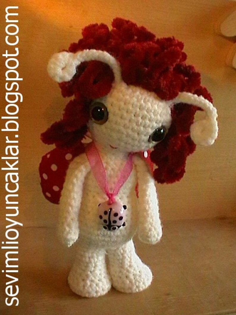 Crocheted Ladybug Doll Etsy