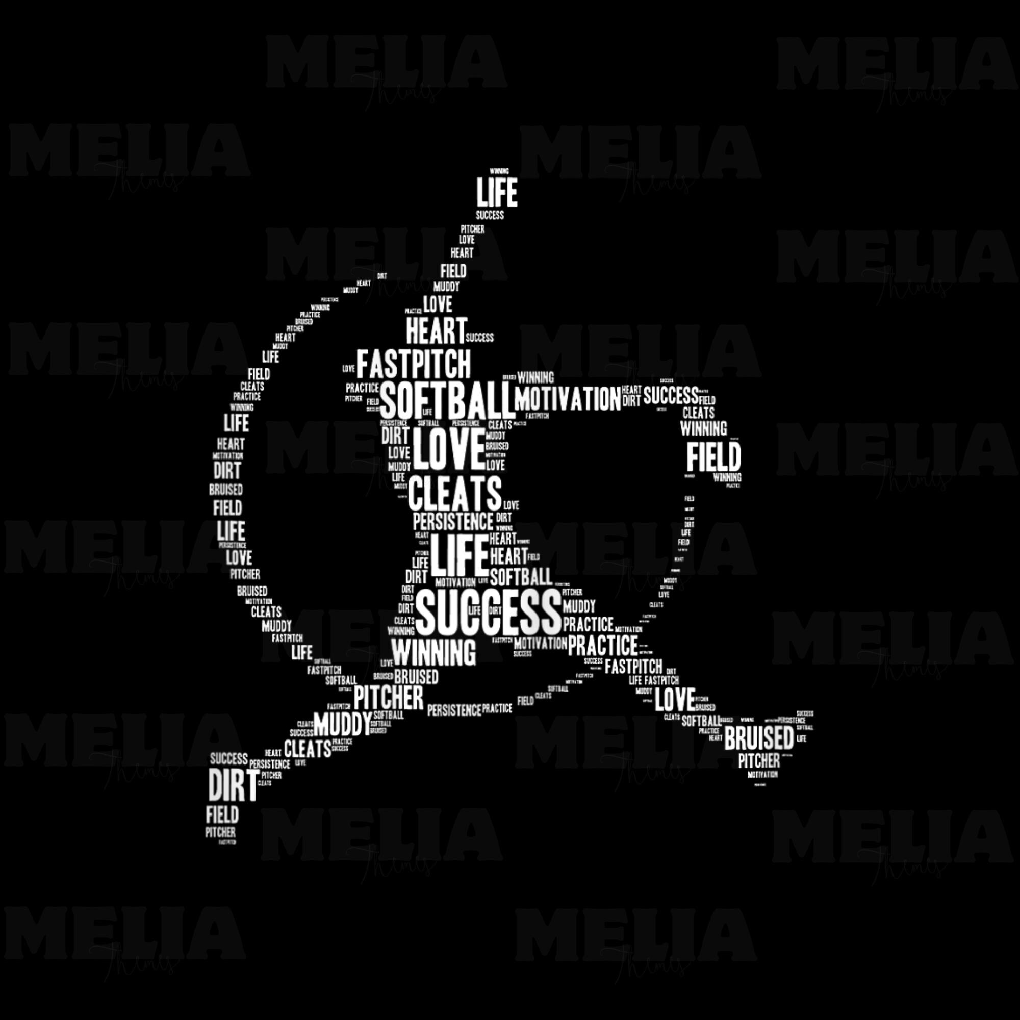 Softball Pitcher PNG | Fastpitch Graphic for T-shirts & More ...