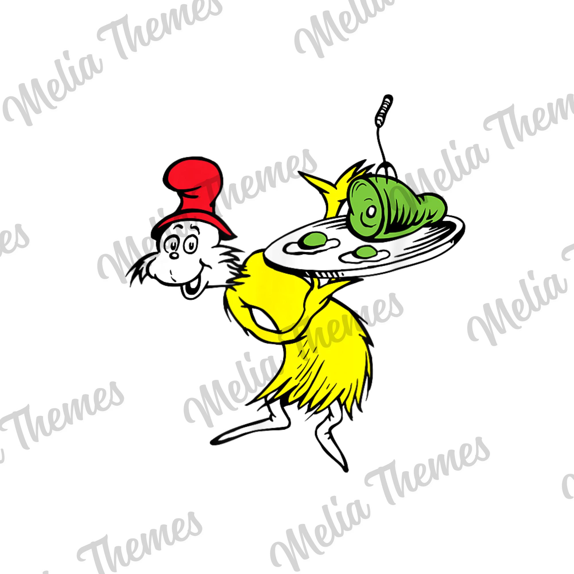 Dr. Seuss Sam-i-am PNG Design – Iconic Merchandise for Fans of Green ...