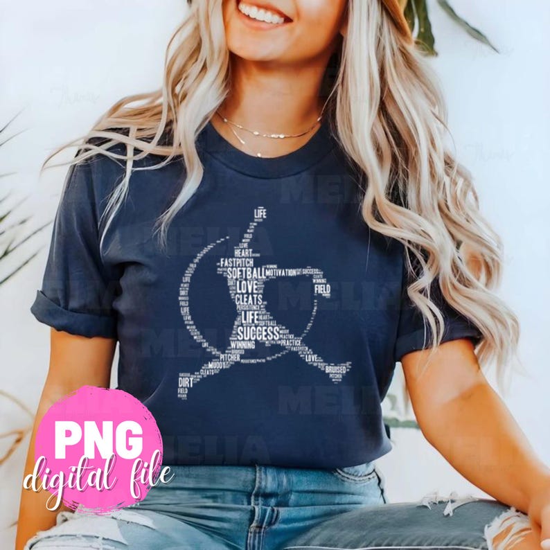 Softball Pitcher PNG | Fastpitch Graphic for T-shirts & More ...