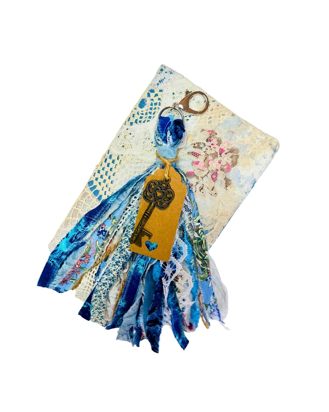 Creatively Collaged Layers of Lace Journal Cover. High Quality Sketch ...