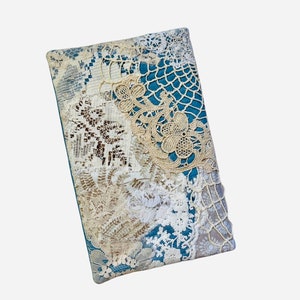 Creatively Collaged Layers of Lace Journal Cover. High Quality Sketch ...