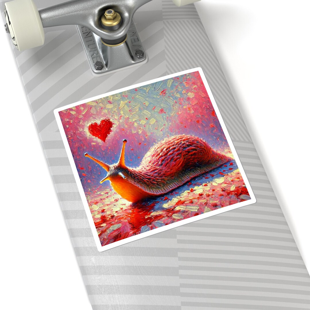 Slug Love Sticker Set, Valentine's Day Stationary Decoration, Uplifting ...