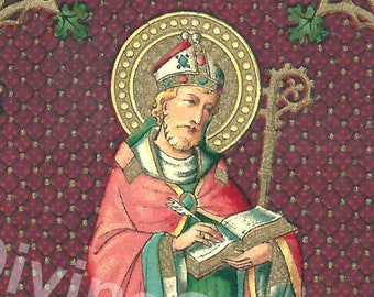 Saint Augustine Icon - Etsy