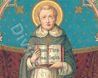 St Thomas Aquinas Icon - Etsy