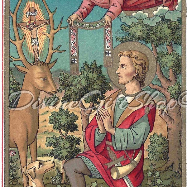 Saint Hubert Icon - Etsy UK