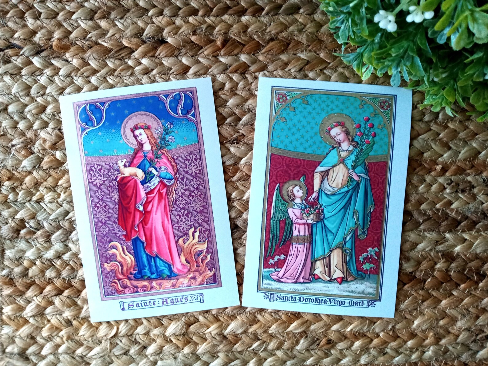 St. Agnes Icon Print Patron Saint of Girls Chastity | Etsy