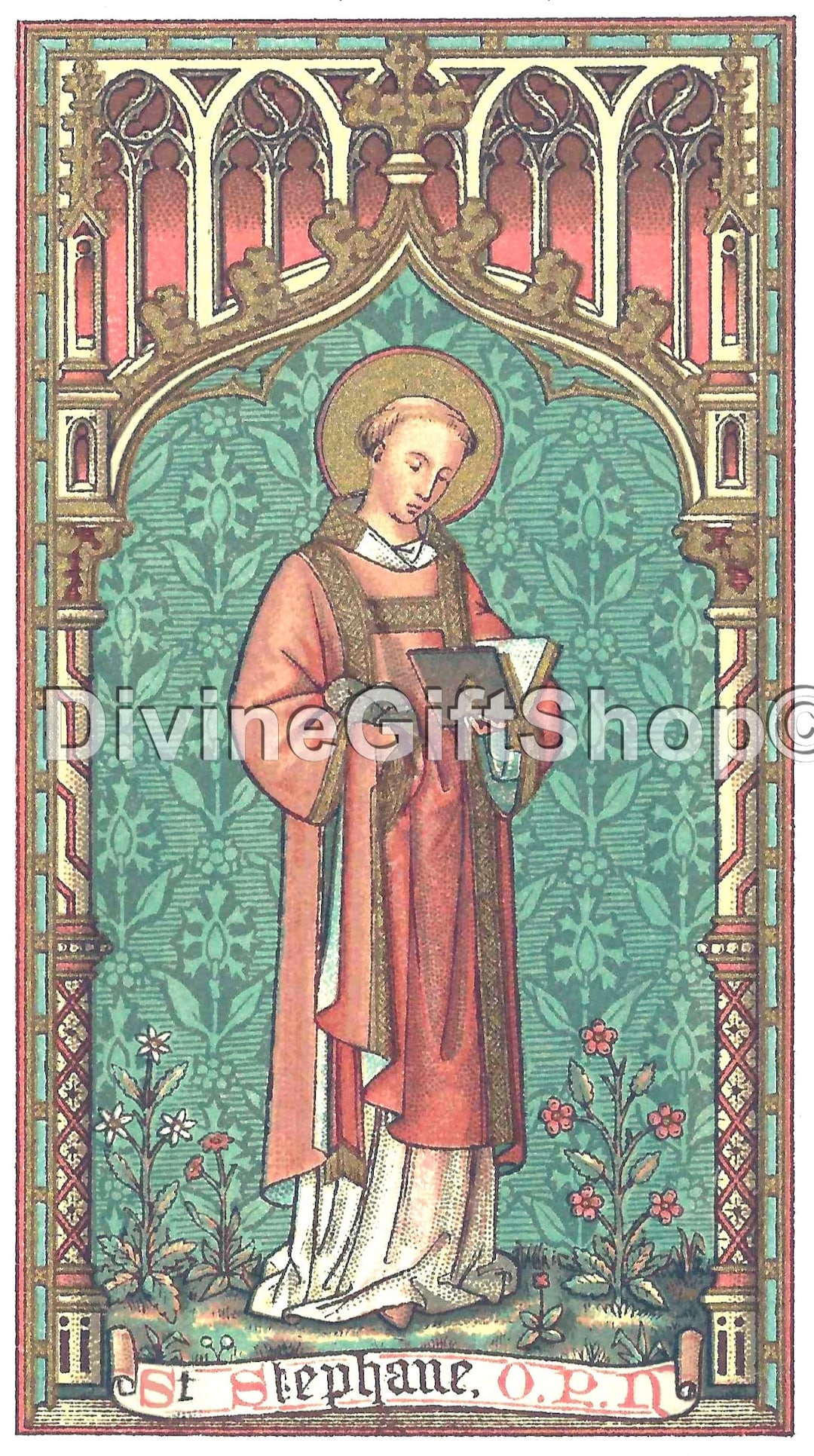 St. Stephane Icon Print | Saint Etienne | Patron Saint of Deacons ...
