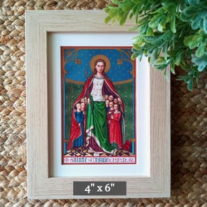 Saint Ursula Icon Print | Gorgeous Patron Saint of Young Women ...