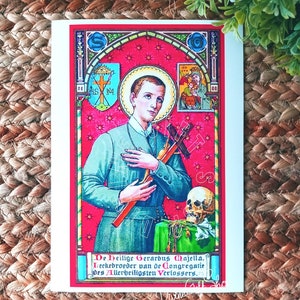 St Gerard Majella Icon Print; Beautiful Image of the Great Saint ...