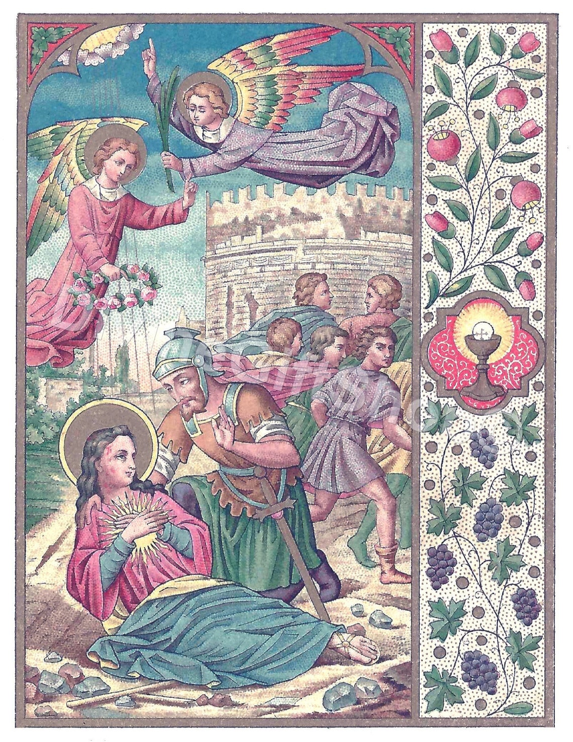 St. Tarcisius Icon Print | Martyr of the Eucharist | Patron of ...