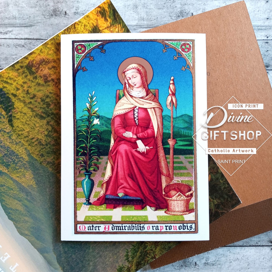 Mother Most Lovable or Most Admirable "mater Admirabilis" Icon Print ...