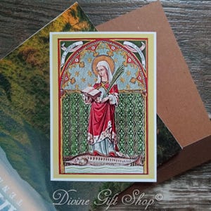Icon St. Amelia Also Known as Saint Amalberga of Maubeuge, mother of ...