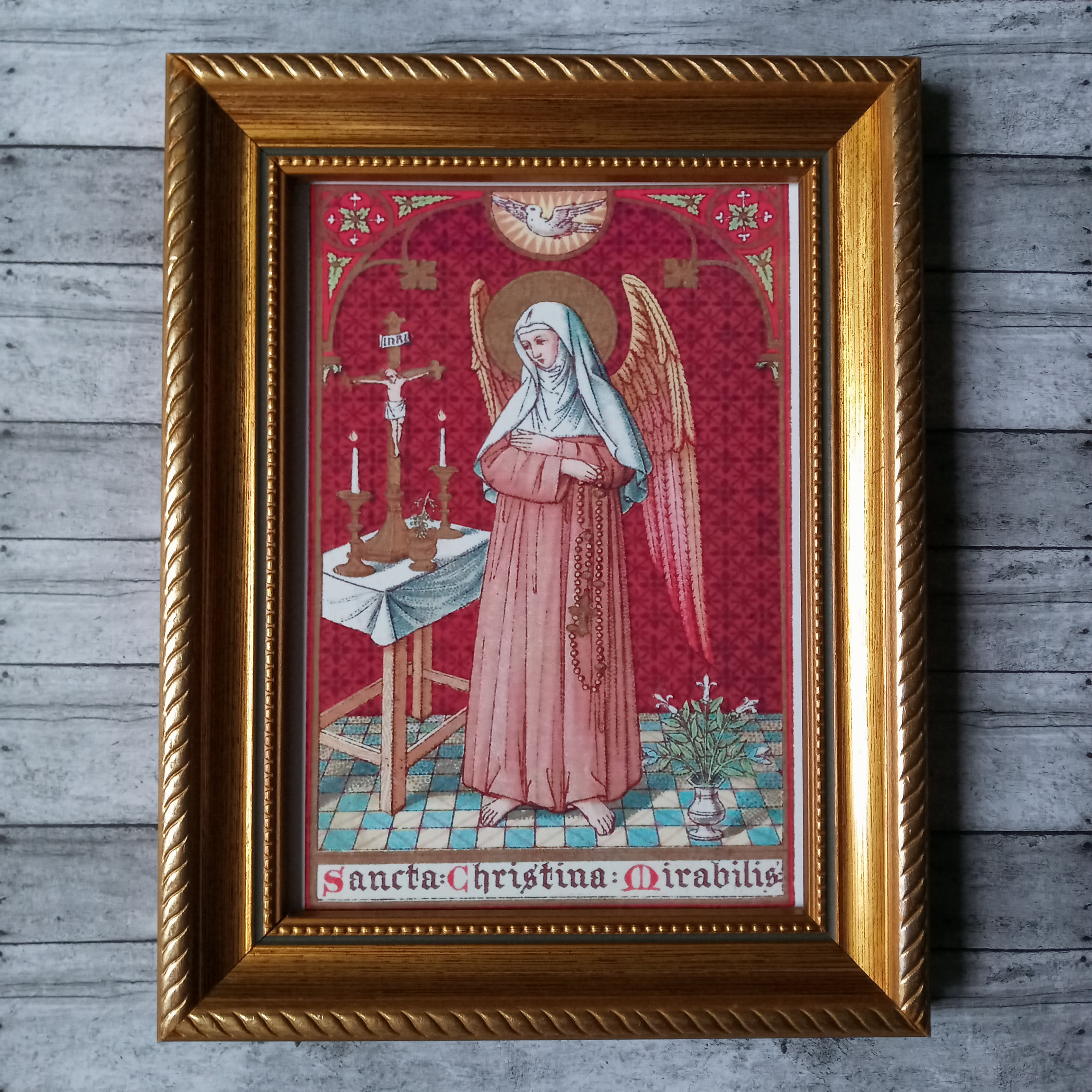 St. Christina the Astonishing Icon Print Saint Christina | Etsy