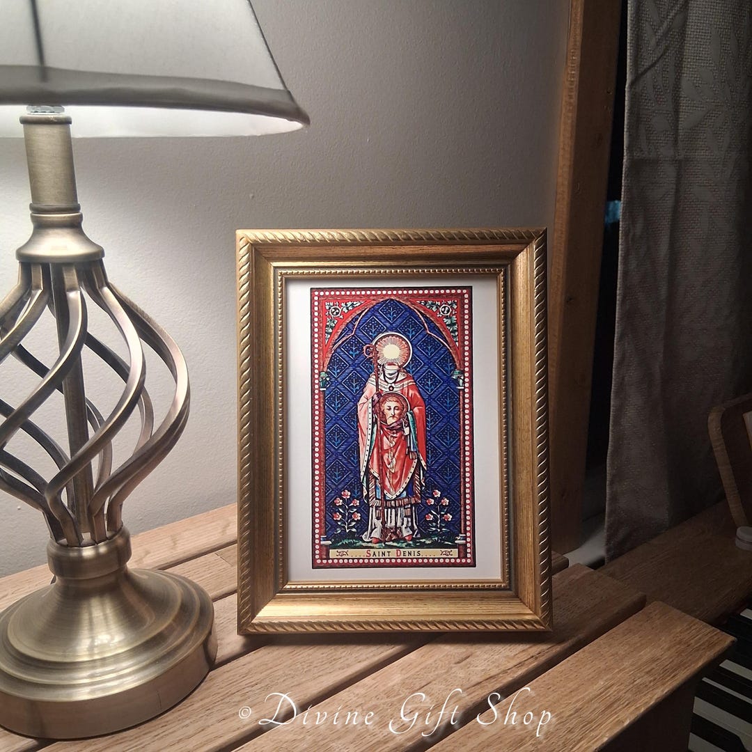 St. Denis Icon Print | First Bishop and Patron Saint of Paris ...