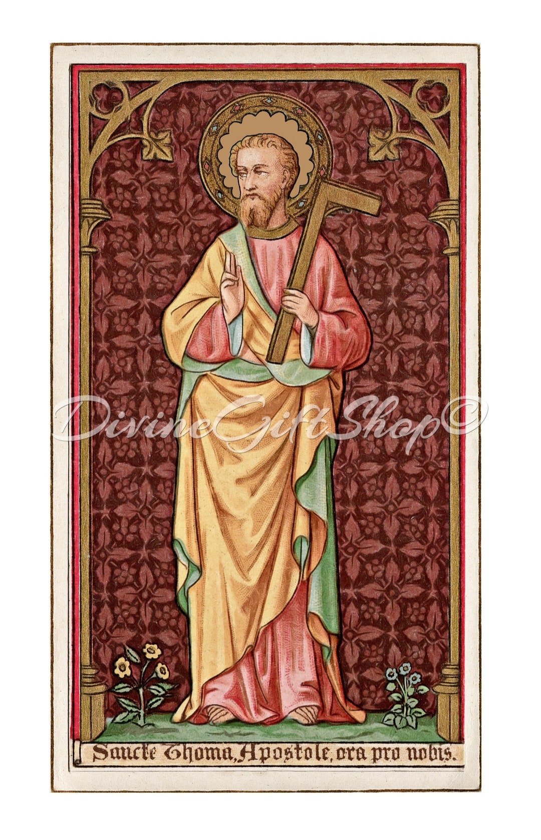 St Thomas the Apostle Icon Print | Gorgeous Saint Print Patron Saint of ...