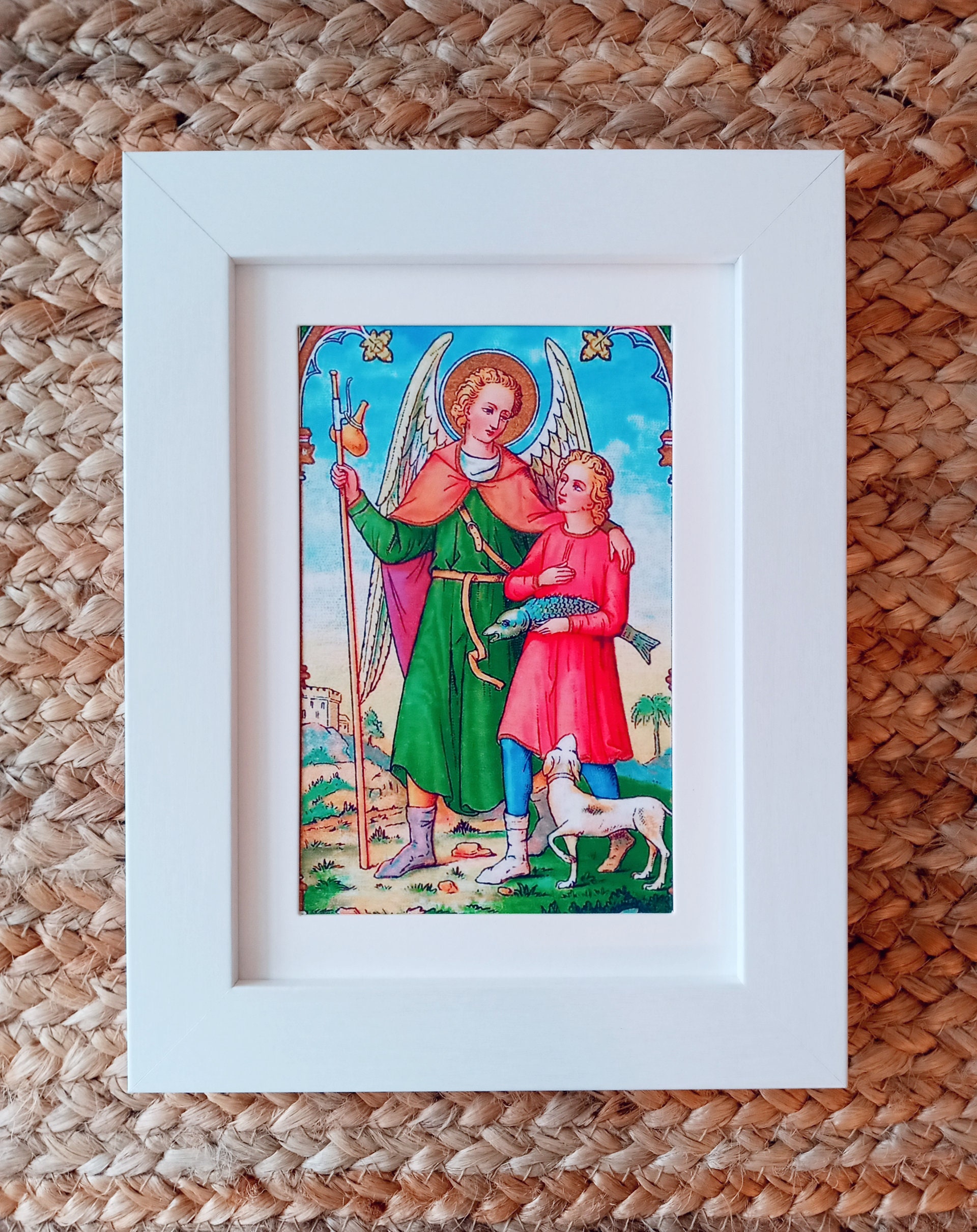 Saint Raphael the Archangel Icon Print Saint Print | Etsy